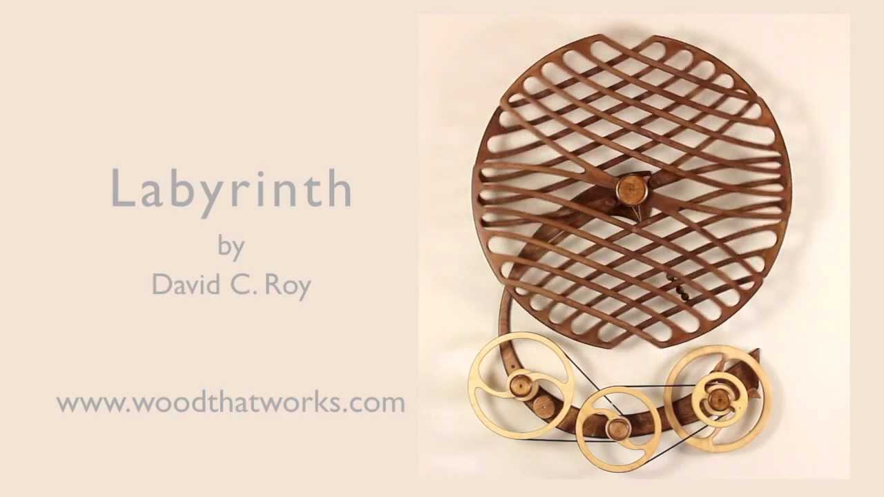 Labyrinth Kinetic Sculpture - YouTube