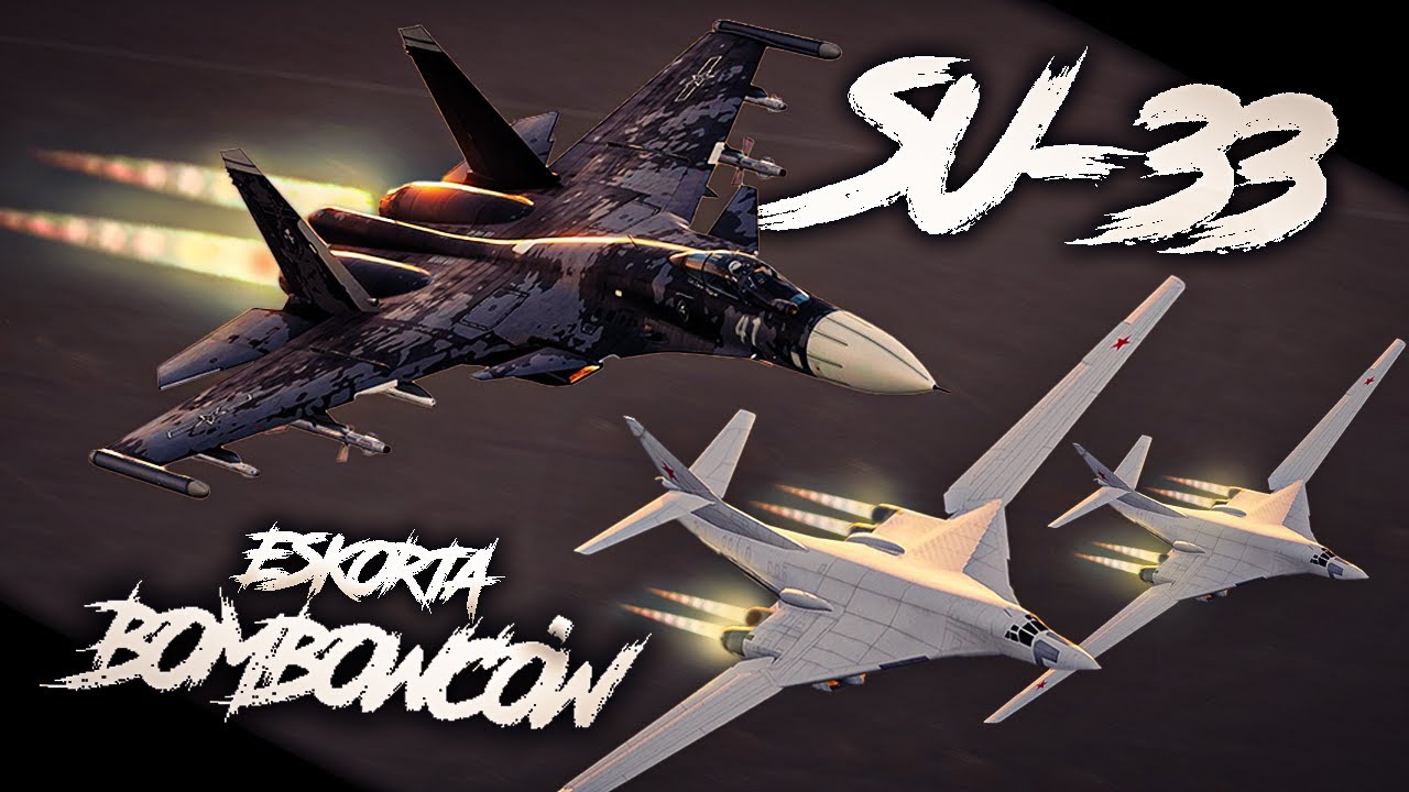 Eskorta BOMBOWCÓW - Su-33 "Flanker-D" w Symulatorze DCS World - YouTube
