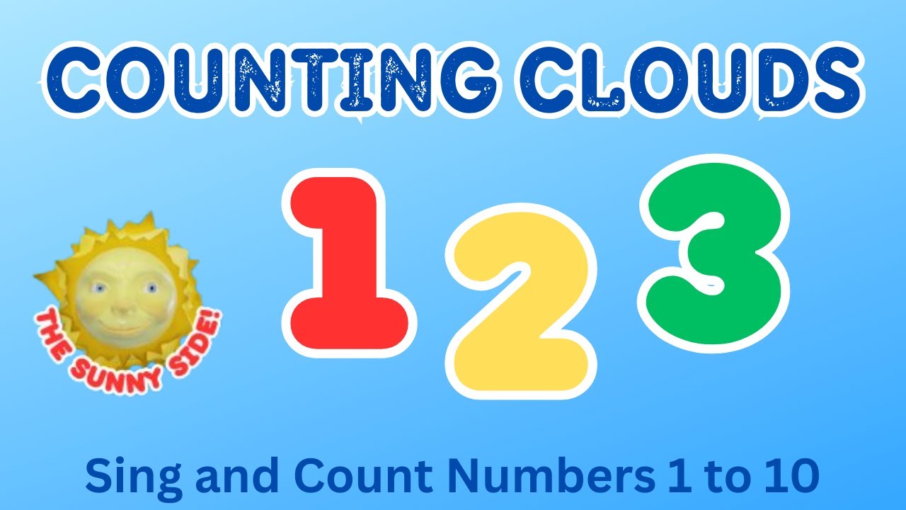 Counting Clouds | Numbers 1 - 10 | Kids Learning | Original Animated ...