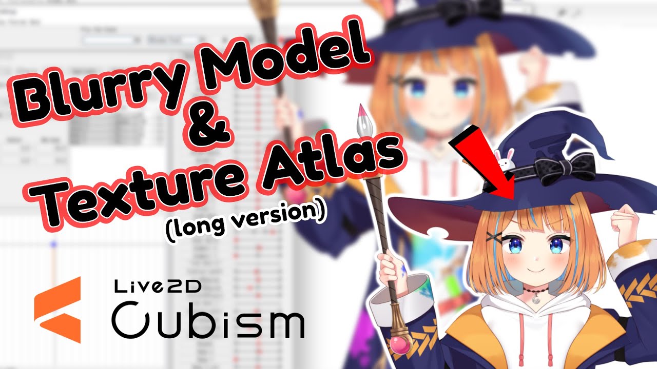 Fix Blurry Live2D Model & Texture Atlas Settings - YouTube