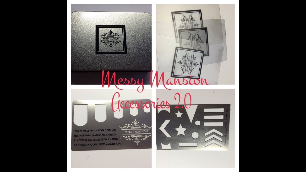 💅🏻REVIEW💅🏻 Messy Mansion Accessories Kit 2.0 (nail stamping stencils ...