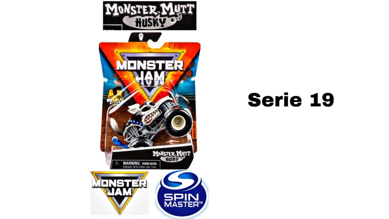 Monster jam monster mutt husky serie 19, unboxing, de spin master 🛻🐶🐕🔥 ...