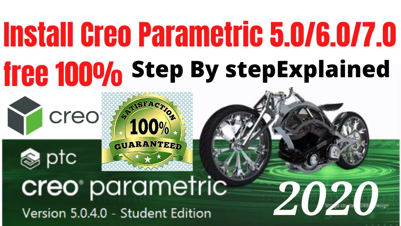 Download & install Creo Parametric letest Version free 100% || Install ...
