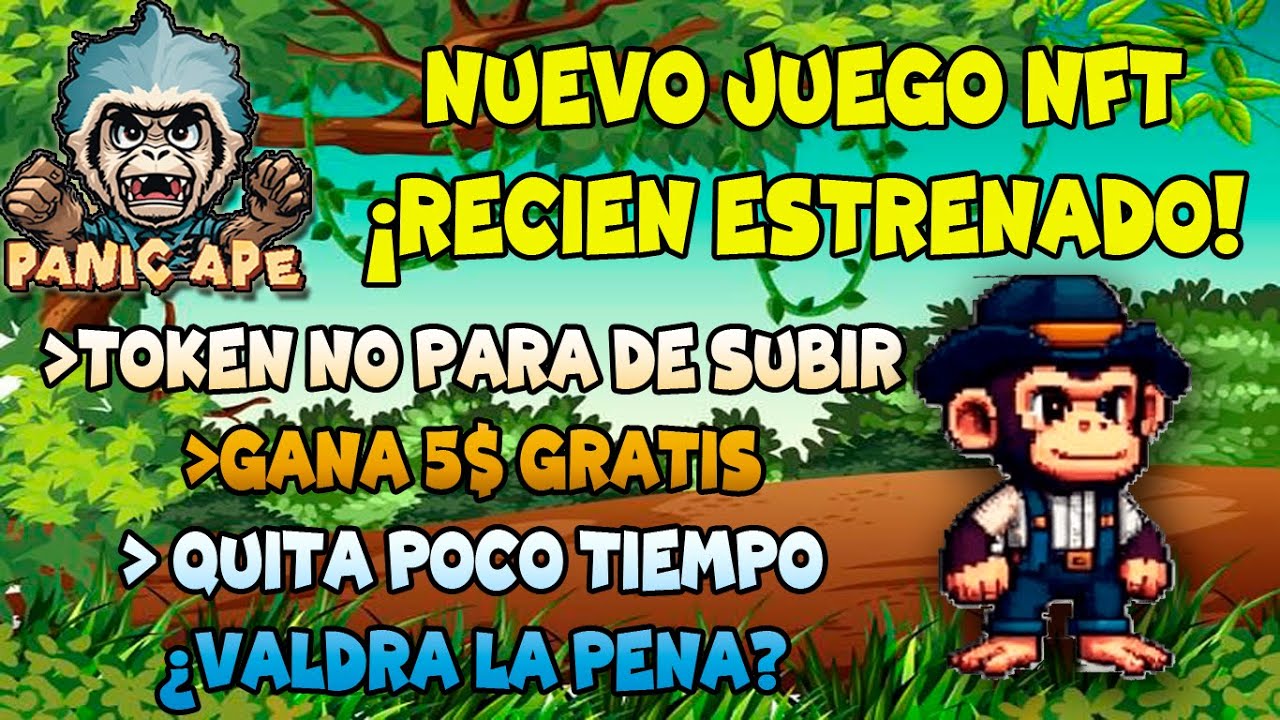 🧐VALDRA LA PENA ESTE NUEVO JUEGO NFT | PANIC APE GAME 2024 - YouTube