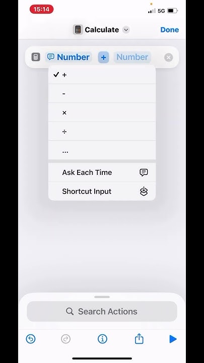 How To Create Calculations Custom Shortcut In Shortcuts App On iPhone #iphone #apple - YouTube