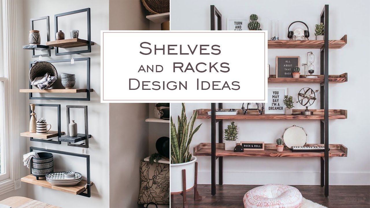 Shelves and Racks in the Home Interior. Placement examples. Ideas for ...