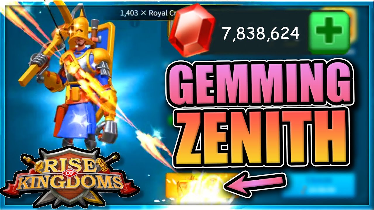Gemming Troops for Zenith of Power [ROK strongest player - Yoda808 ...