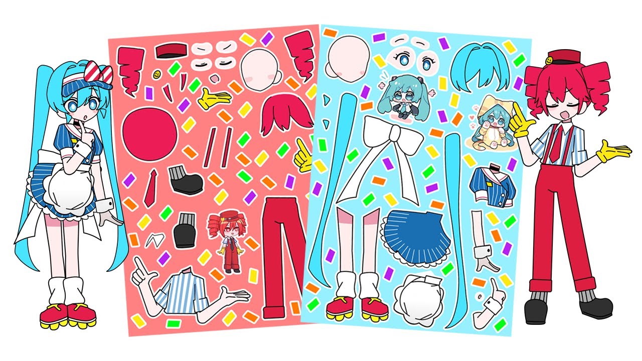 MESMERIZER Miku · Kasane / Sticker paste game I made #mesmerizer #miku ...