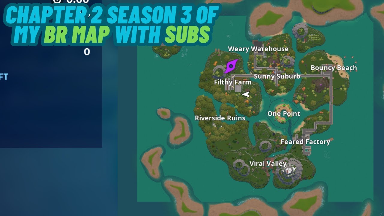 Playing in Chapter 2 Season 3 of my BR Map with SUBS - YouTube