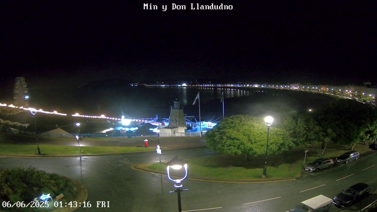 Llandudno North Parade from Min y Don Guest House - YouTube