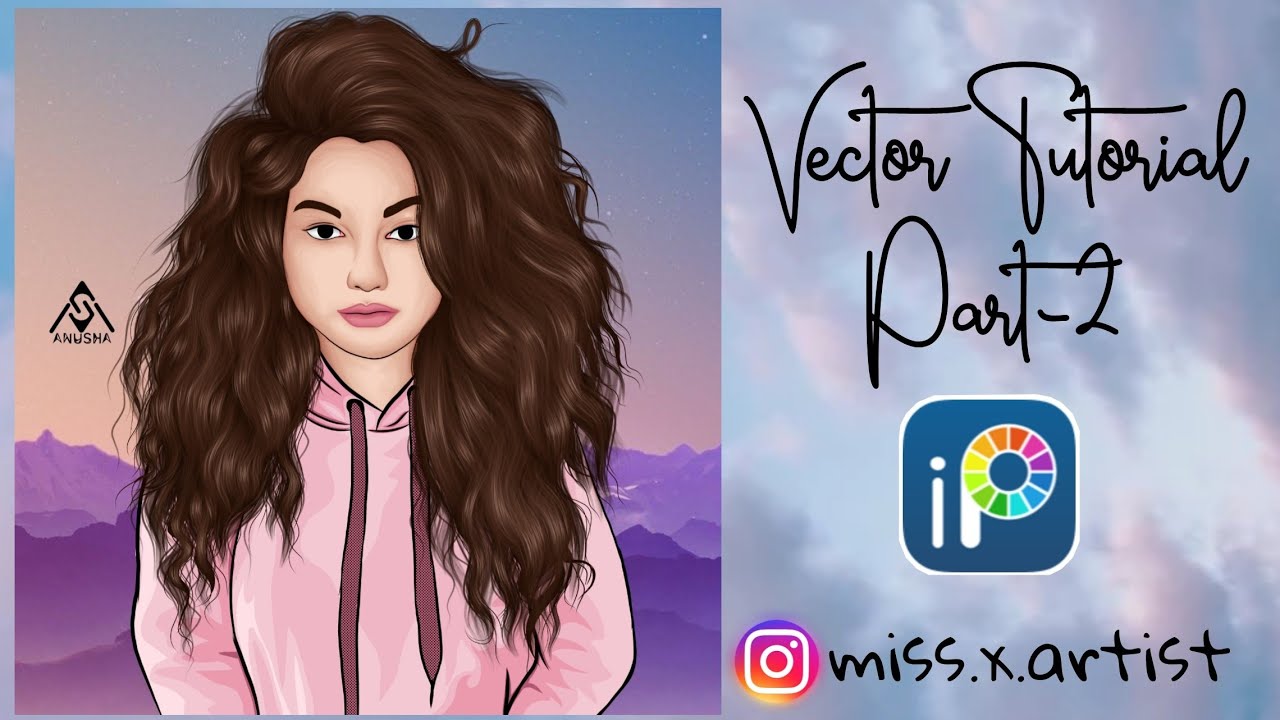 Vector tutorial in Ibis paint x || Part-2 || vector art tutorial ...