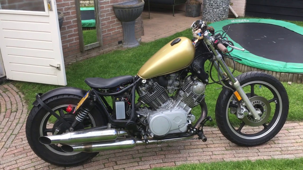 Virago xv700 1985 - YouTube