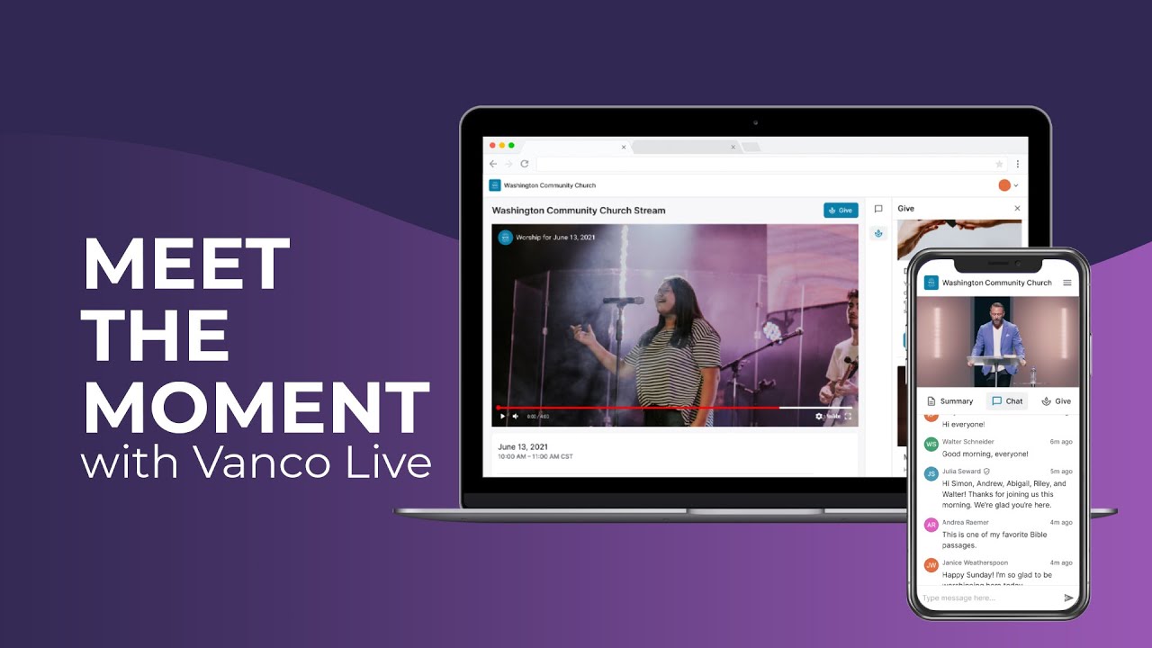 Vanco Live Church Streaming Software - YouTube