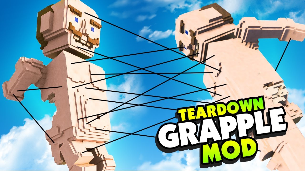 Completely SMASHING Humans Together With GRAPPLE HOOKS - Teardown Mods ...
