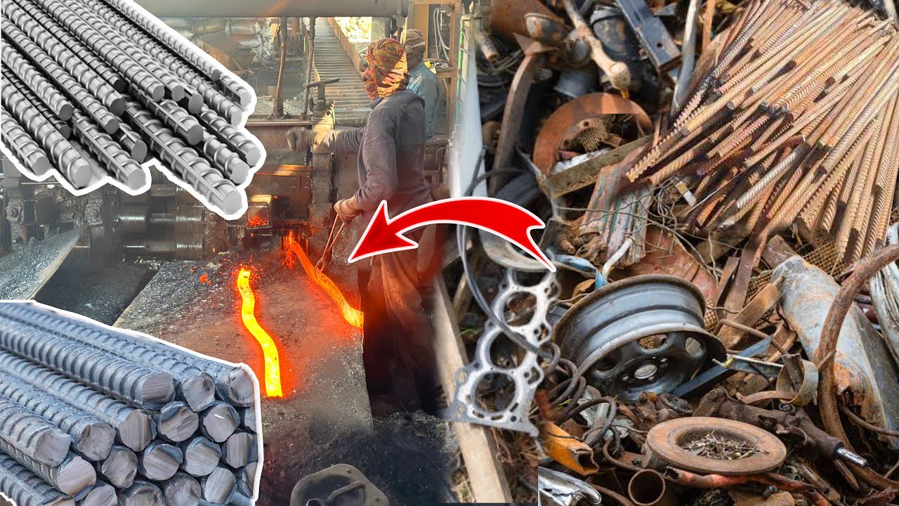 Amazing Manufacturing Process of Iron Rod in Factory | process of ...