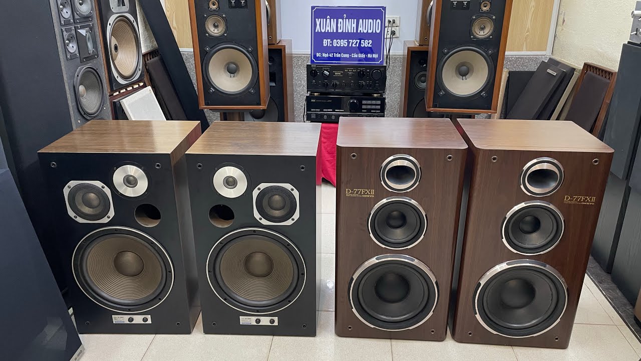 Chơi Tết Loa Nay Quá Đã, Loa Onkyo D-77Fxii, Loa Pioneer S-180, Loa ...