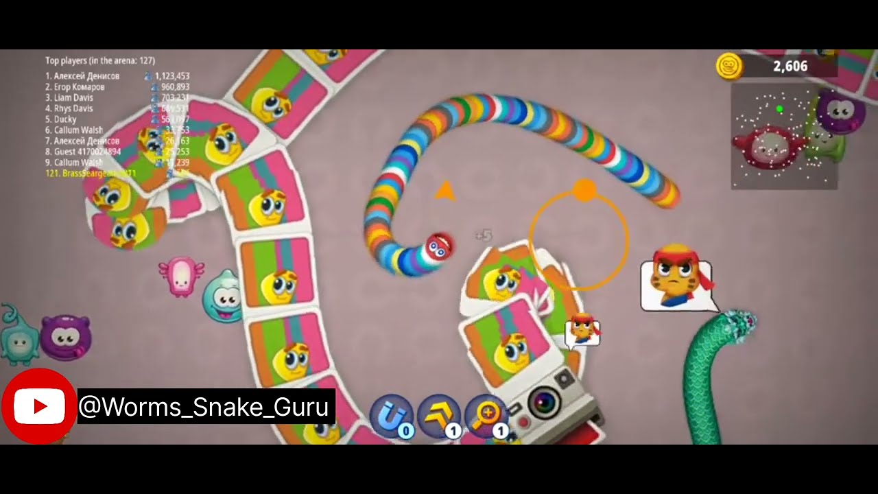 Worms Snake Game Kill The King #wormssnake#snakegame#snake# #wormsking ...