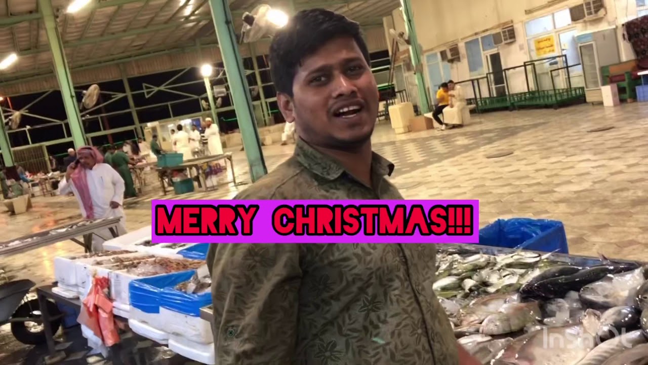 Food for Christmas (Tuna Fish) etc. at Yanbu Fish Market - YouTube