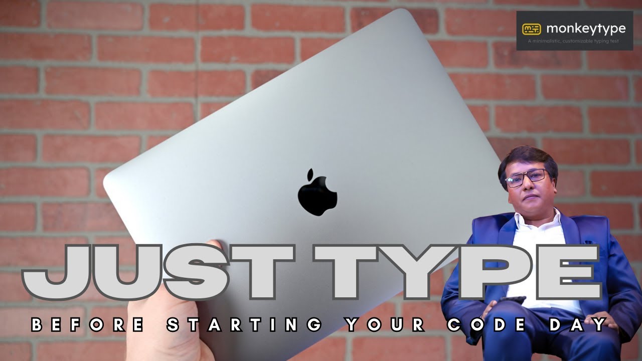 MacBook Air M1 Silent Typing ASMR | Monkeytype (Focus & Relaxation) | Programming with Rakesh ...
