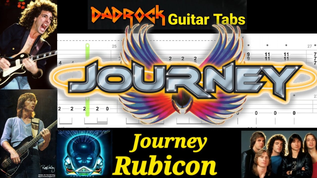 Rubicon - Journey - Guitar + Bass TABS Lesson - YouTube