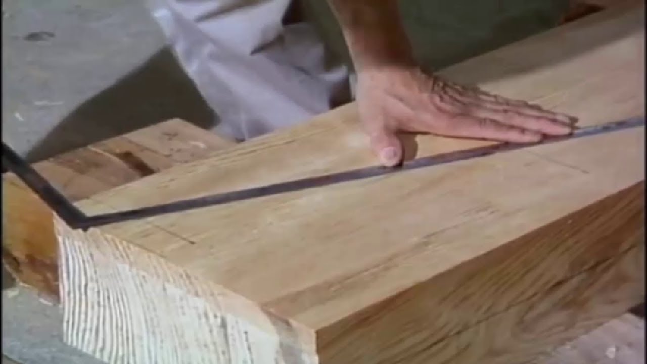 How Master Uses The Carpenter’s Square In Order To Accurately Cut The ...