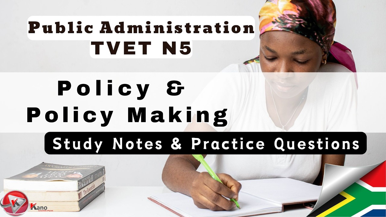 Policy and Policy Making Study Notes & Practice Exam Questions TVET ...