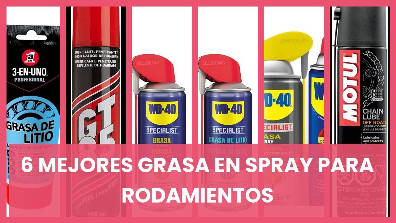Grasa en spray para rodamientos: 6 mejores grasa en spray para ...