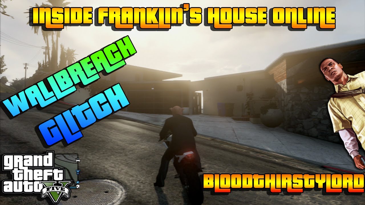 GTA 5 Online: How to Get Inside Franklin's House Glitch (Inside ...