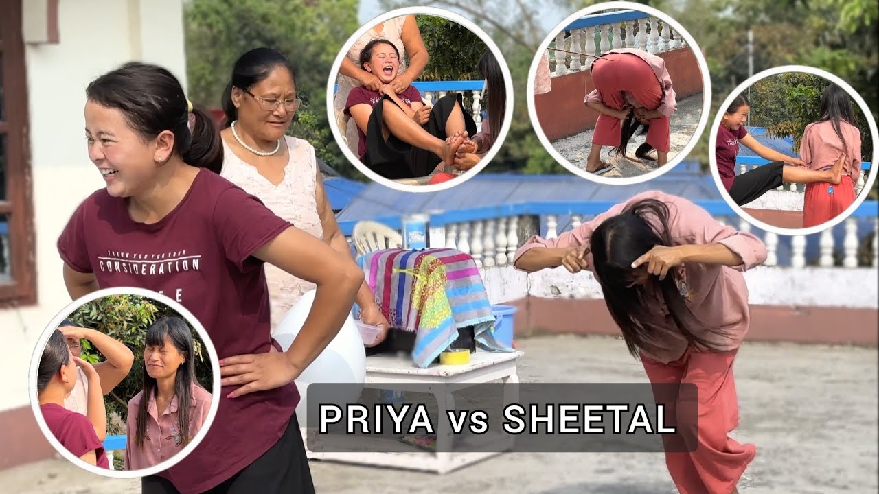 🐓 Murga + Stick / Bum Vs Head / Gudgudi / Funny Games / Priya Sheetal ...