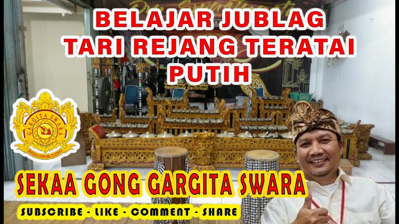 Belajar Pukulan Jublag Tabuh Tari Rejang Teratai Putih Sekaa Gong ...