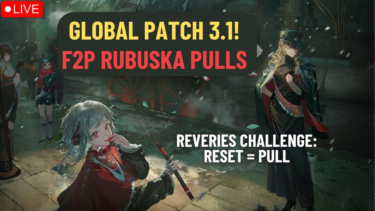 🔴F2P Rubuska Pulls! Reveries Challenge! IF I RESET, I PULL - YouTube