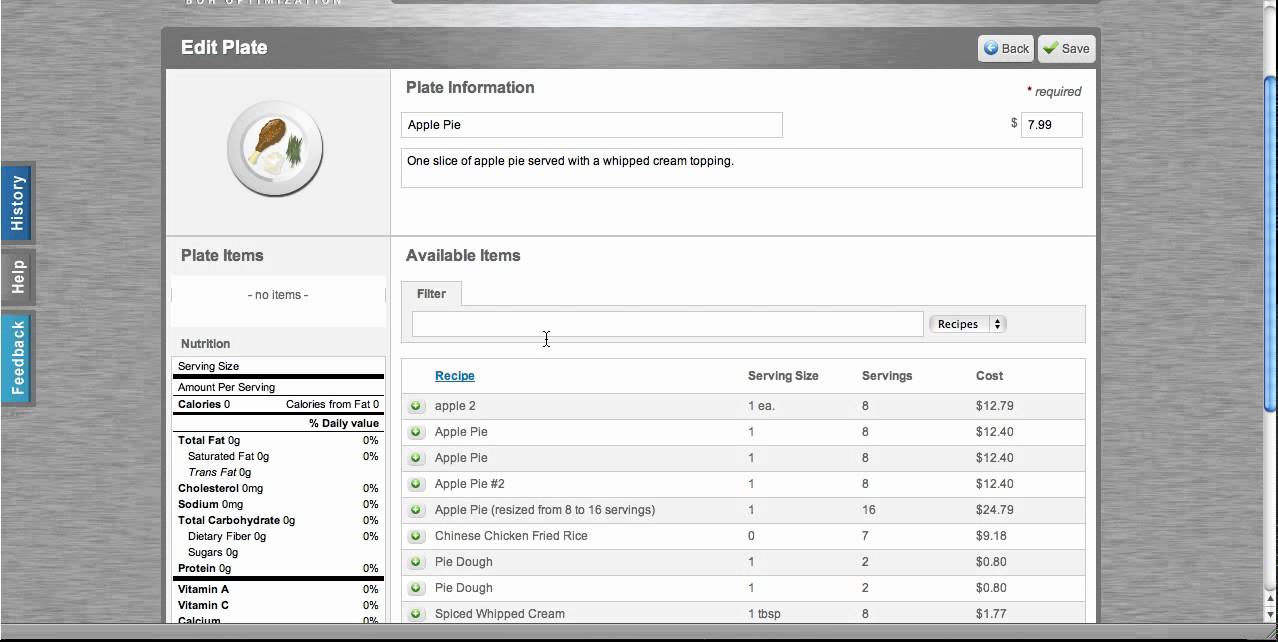How to Add a Plate to a Menu in MenuMax - YouTube