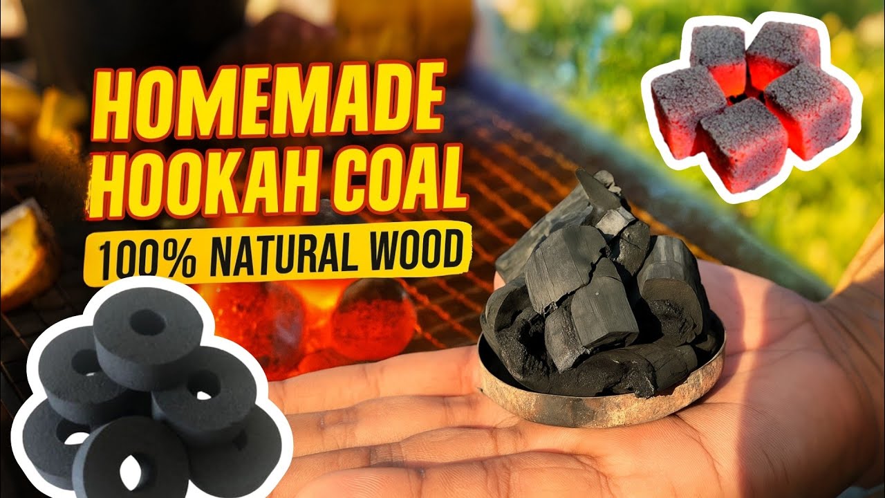 Homemade Hookah Coal | Natural Wood Hookah Coal | 100% Free - YouTube