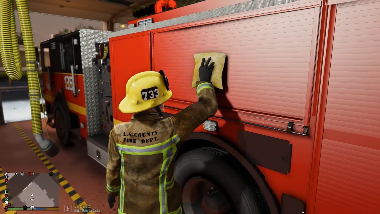 Gta 5 LSFDFR Playing As a LACoFD FireFighter - Arrow XT Responding ...