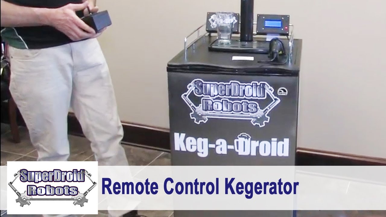 KickStarter - Keg-A-Droid Robot Beer Servant - YouTube