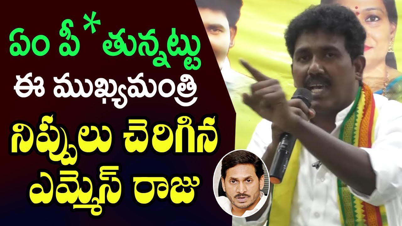 ఏం పీ*తున్నట్టు ఈ ముఖ్యమంత్రి | Tdp Leader Ms Raju Aggressive Comments ...