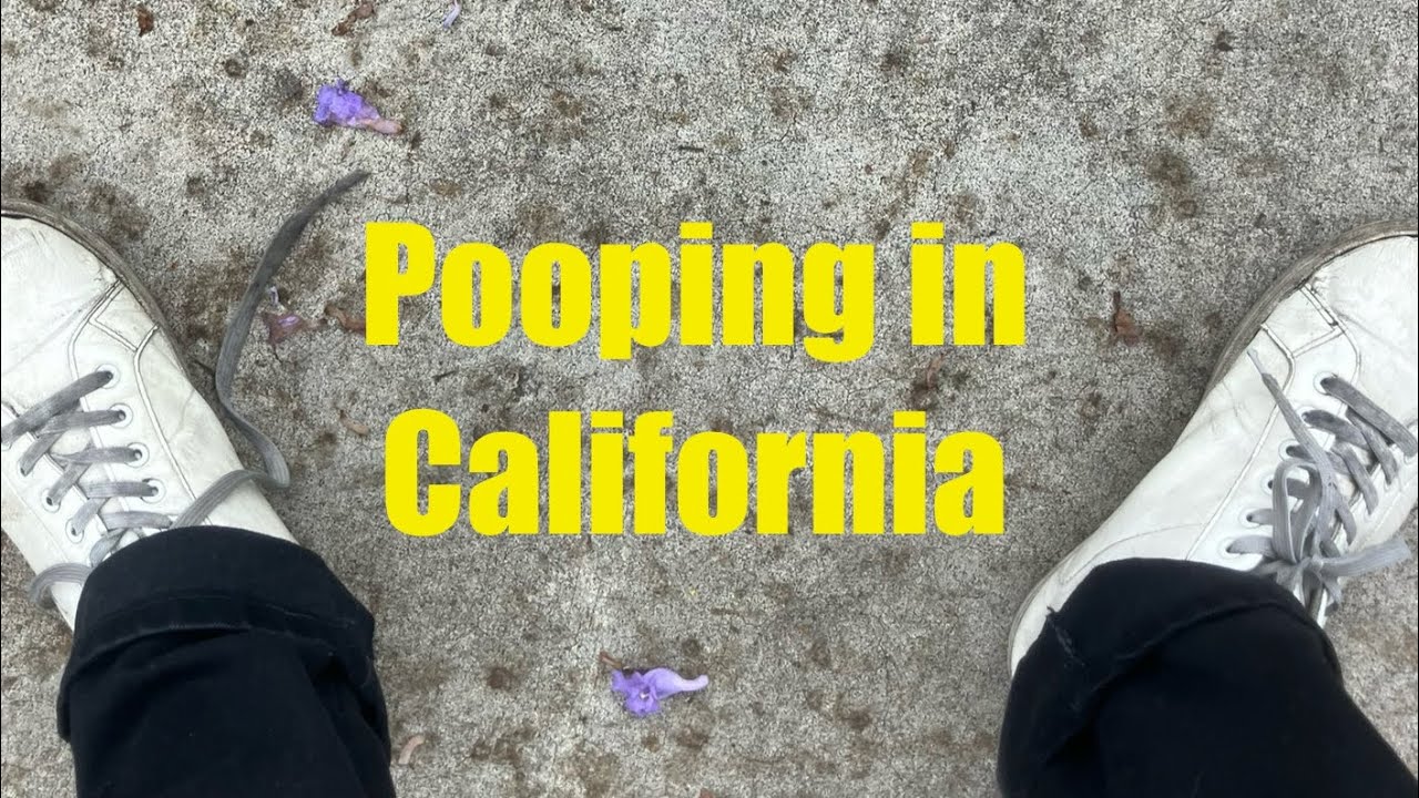 Pooping in California is out of control #homeless #poop - YouTube