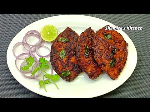 Spicy Fish Fry | King Fish fry | फिश फ्राई | Fish Fry | Vanjaram Meen ...