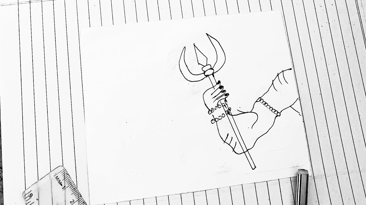 Shivling Drawing Easy And Beautiful | How To Draw Shivling Step By Step ...