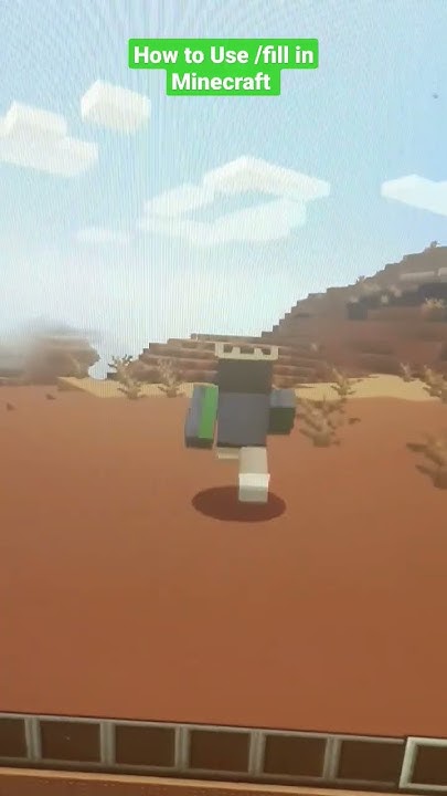 How to Use /fill in Minecraft #lifehacks #clutch #minecraft #mlg # ...