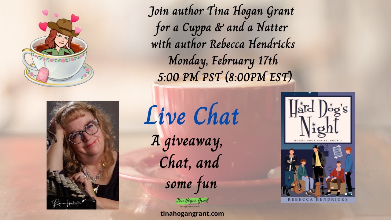 A Cuppa & A Natter (Live Chat) With Author Rebecca Hendricks - YouTube