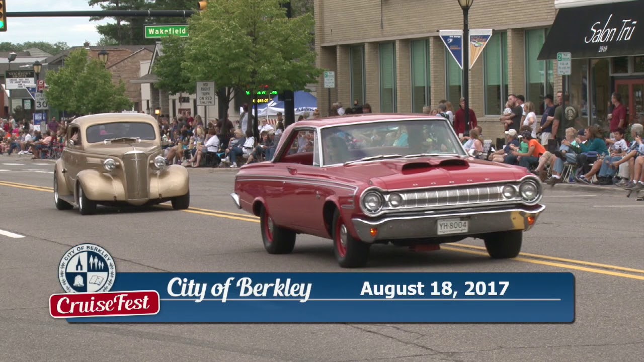 Berkley Cruisefest - Parade - August 18, 2017 - CMNtv - YouTube