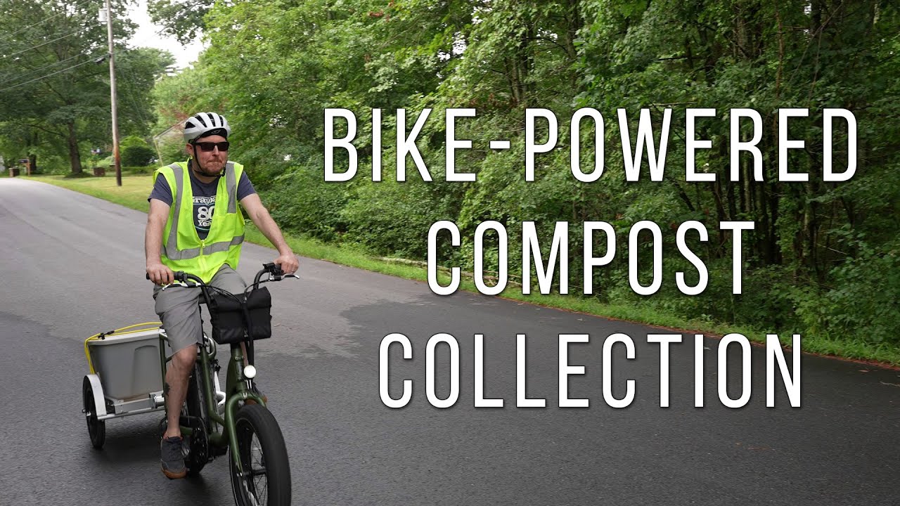 Bike Powered Compost Collection - YouTube