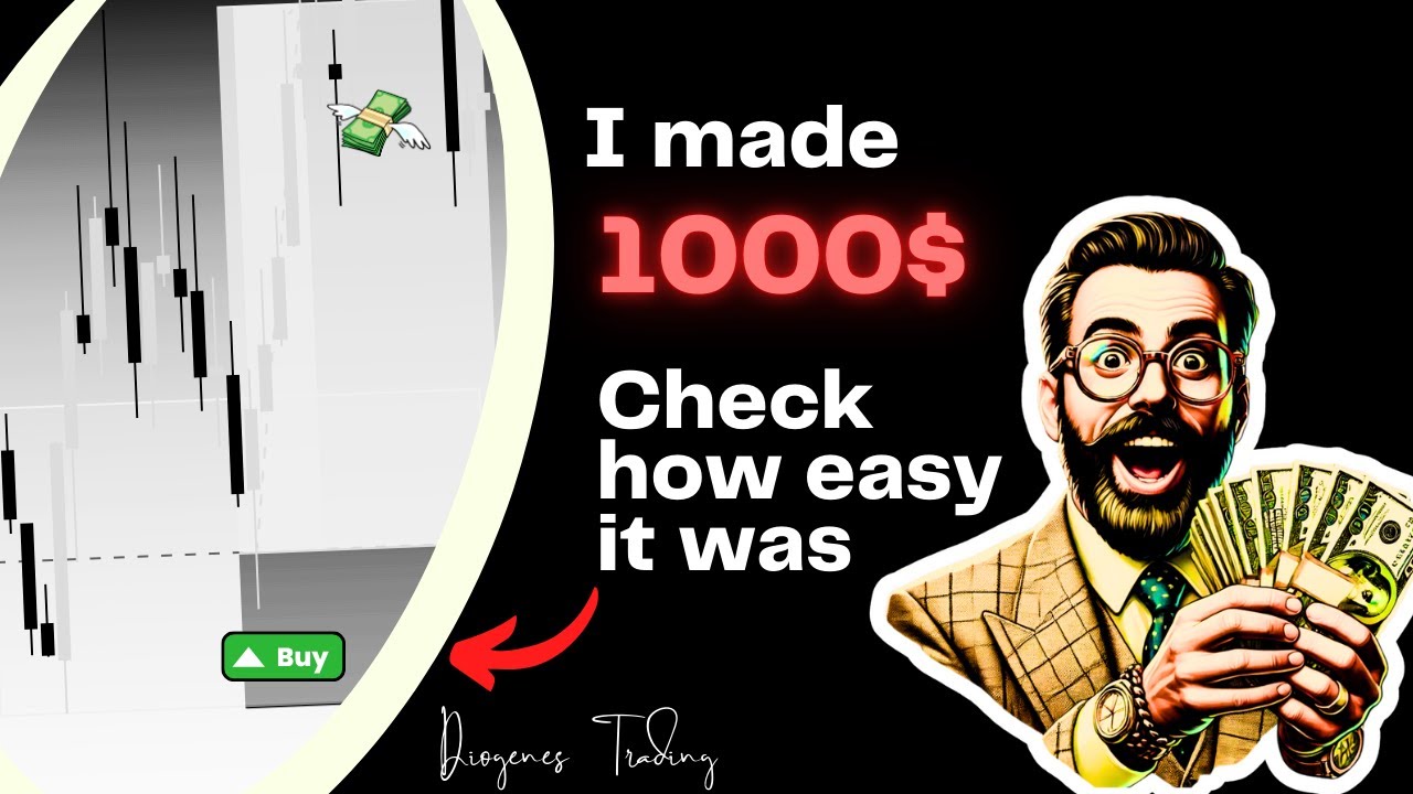 This is how i made 1000$ trading Nasdaq in a Session using my Money ...