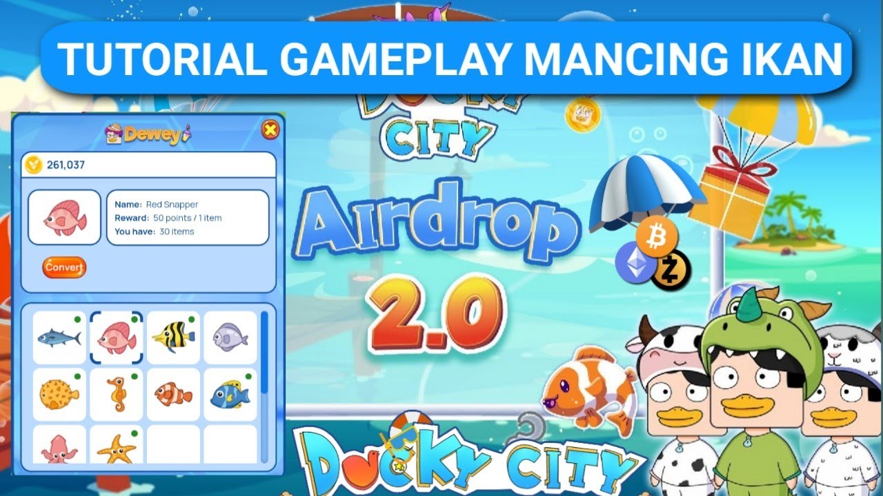 TUTORIAL CARA MAIN GAME DUCKY CITY NFT AIRDROP 2.0 - GAME NFT PENGHASIL ...