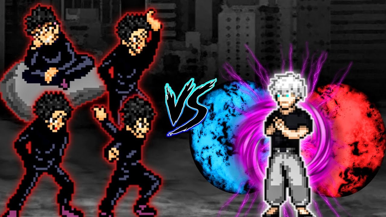 King Sukuna V2 Buff (New) x 4 VS Manga Gojo OP in Jump Force Mugen ...
