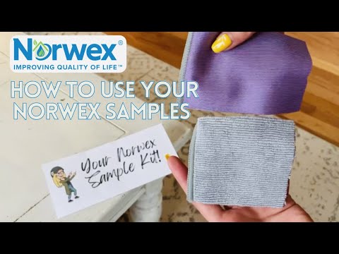 👉 Your Norwex Samples-How to use your Enviro and Window Cloth! - YouTube