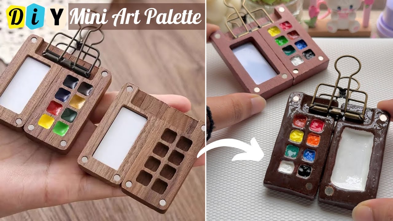 Make Your Own MINI Color Palette at Home Easily 🎨 - YouTube