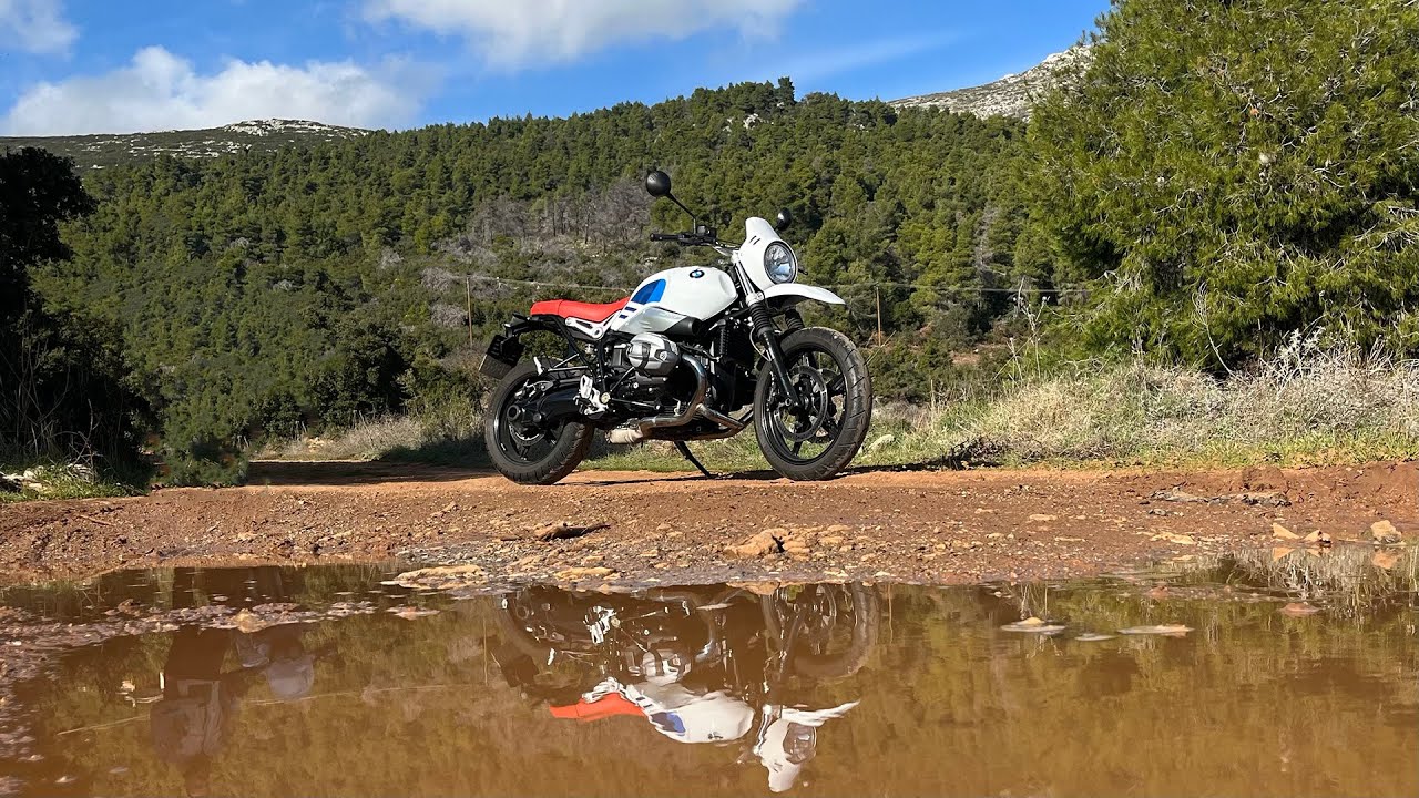 BMW R9T GS Urban Ride in Evoia, Greece - YouTube