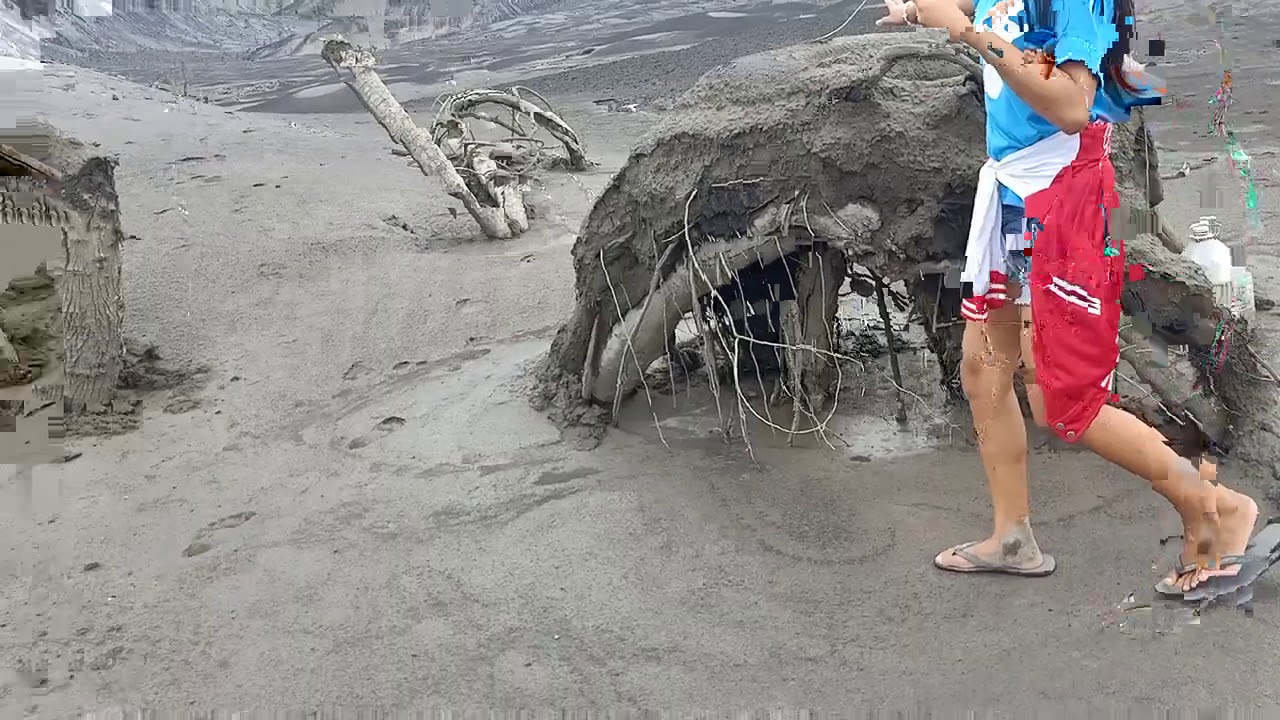 #taalvolcano#5 from sand(pinong buhangin) to small stones(buga) - YouTube